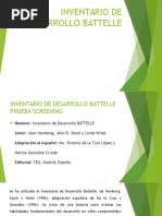 Prueba de Desarrollo Battelle: Ficha Técnica | PDF