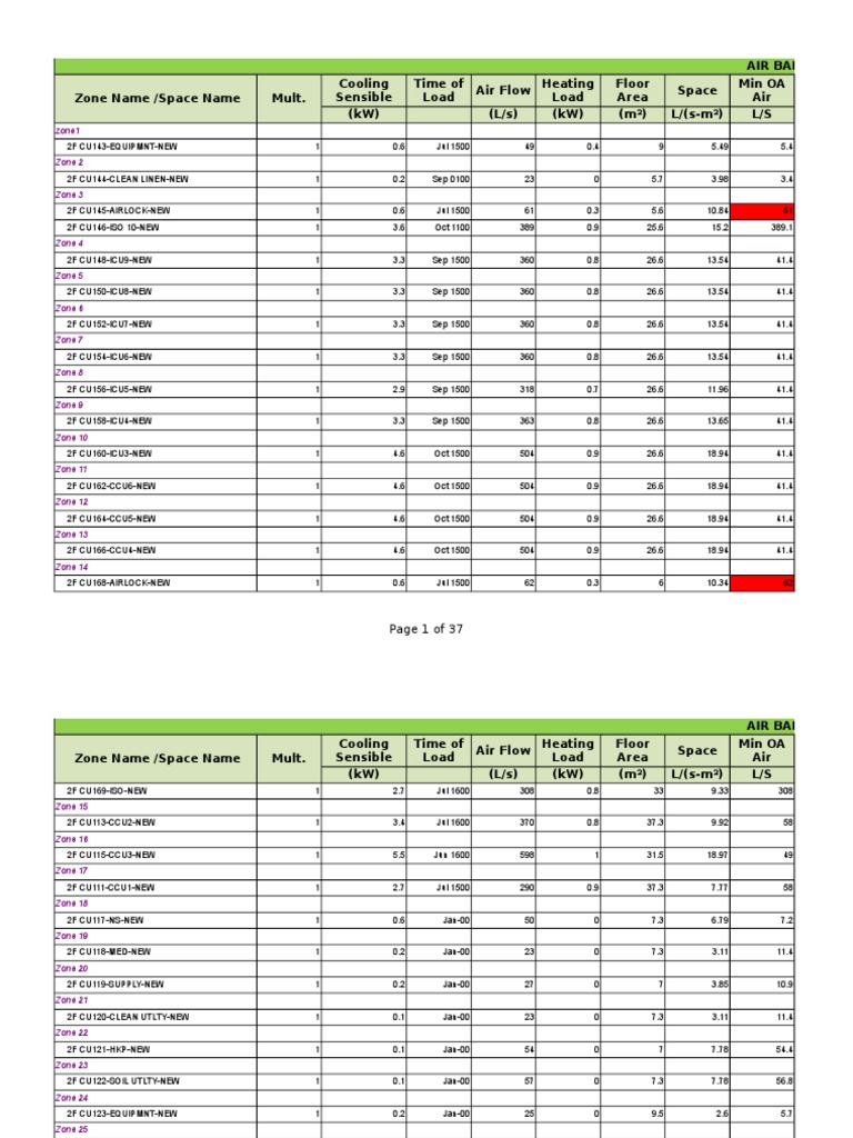 DB-70 Air Balan Sheet-SF | PDF | Chemical Engineering | Engineering ...