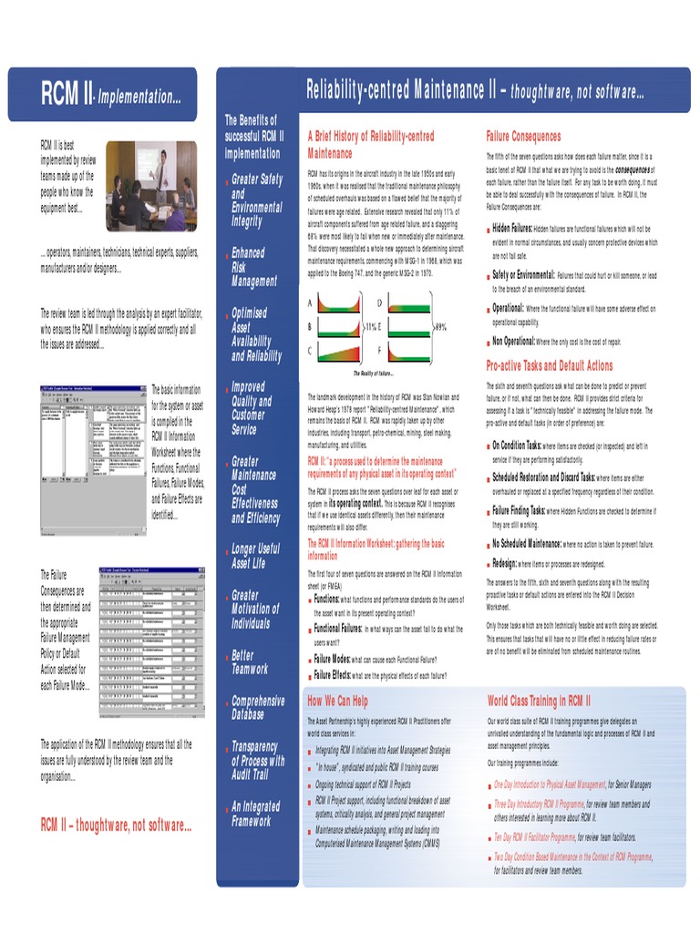 RCM Ii | PDF | Reliability Engineering | Business