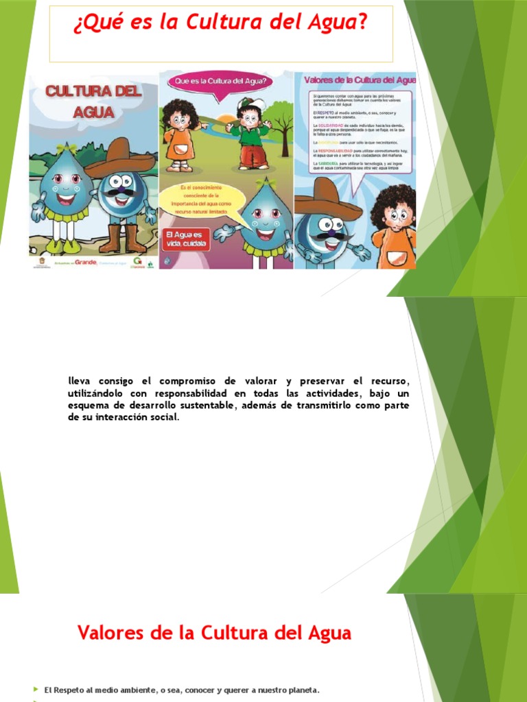 Qué Es La Cultura Del Agua | PDF | Consumo (economía) | Aguas residuales