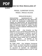 Tagalog - Student Handbooks | PDF