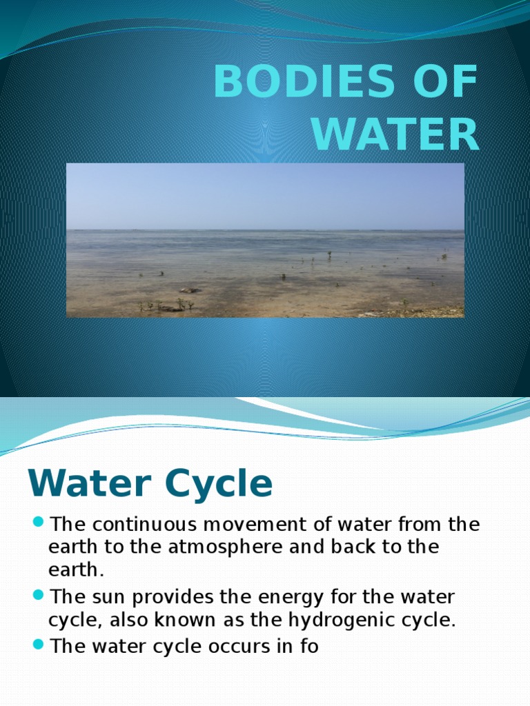 Bodies of Water | PDF | Properties Of Water | Stream