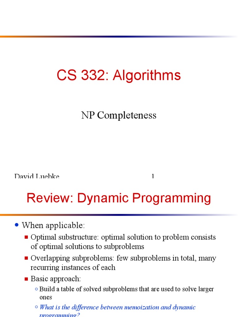 Lecture 35 | Download Free PDF | Time Complexity | Dynamic Programming