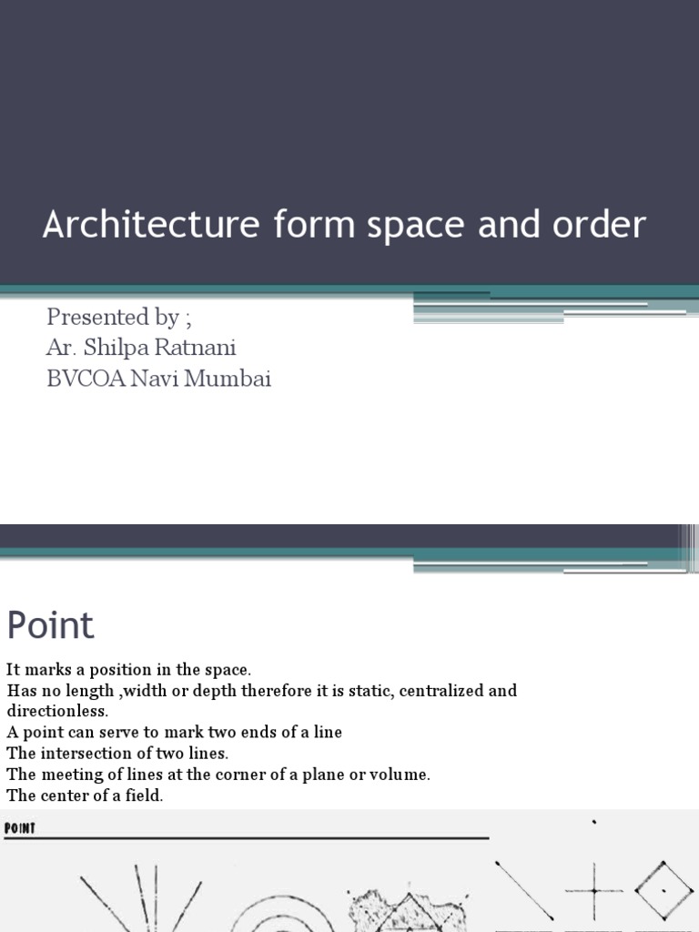 Points, Lines, Planes and Volumes: Fundamental Elements of ...