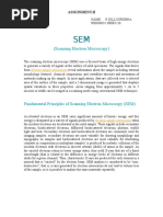 SEM and TEM Notes | PDF | Scanning Electron Microscope | Transmission ...