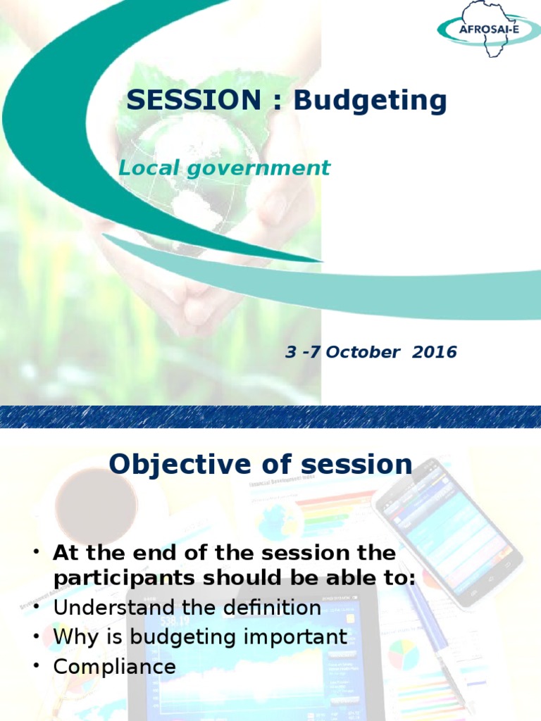 SESSION: Budgeting: Local Government | PDF | Financial Statement | Budget