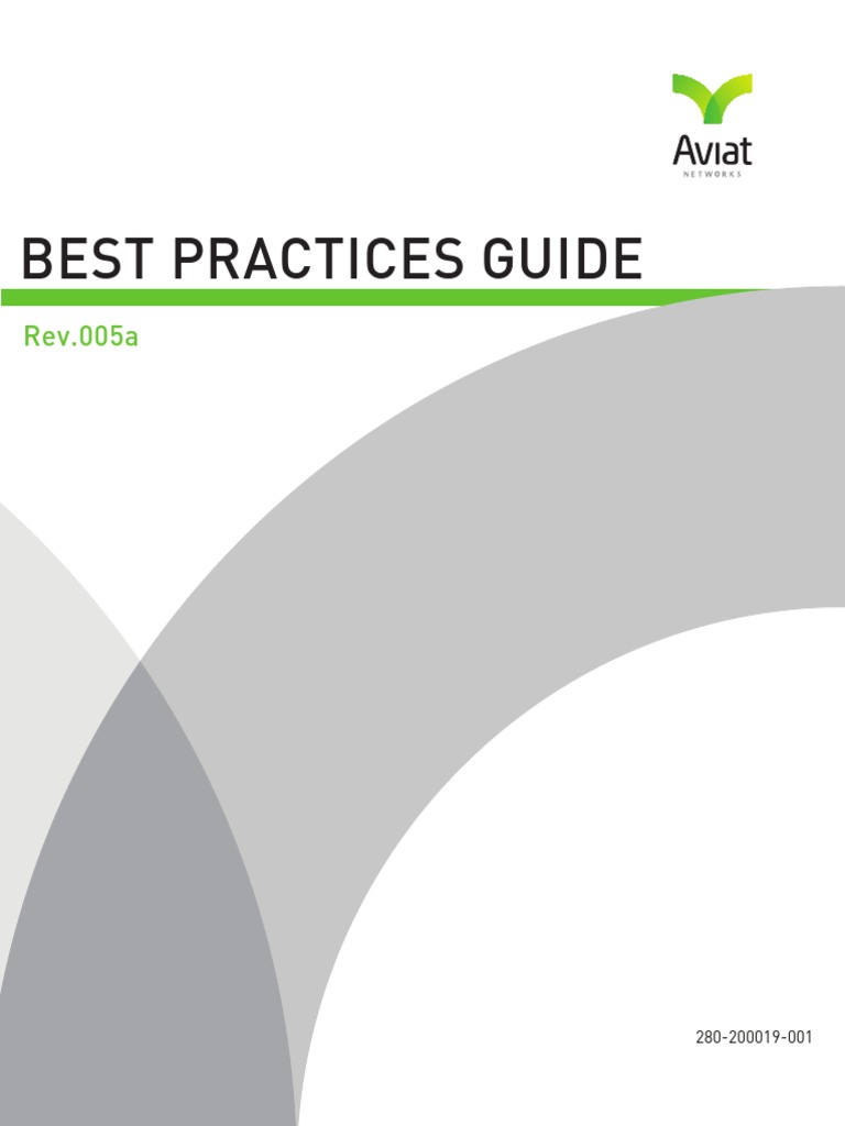 Aviat Networks Best Practices Guide PDF | PDF | Radio Frequency | Microwave