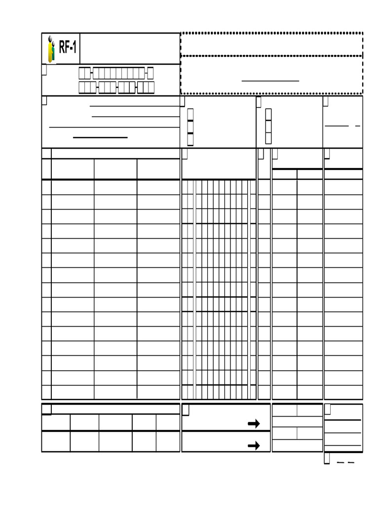PhilHealth Revised Employer Remittance Report-RF-1 | PDF | Business ...