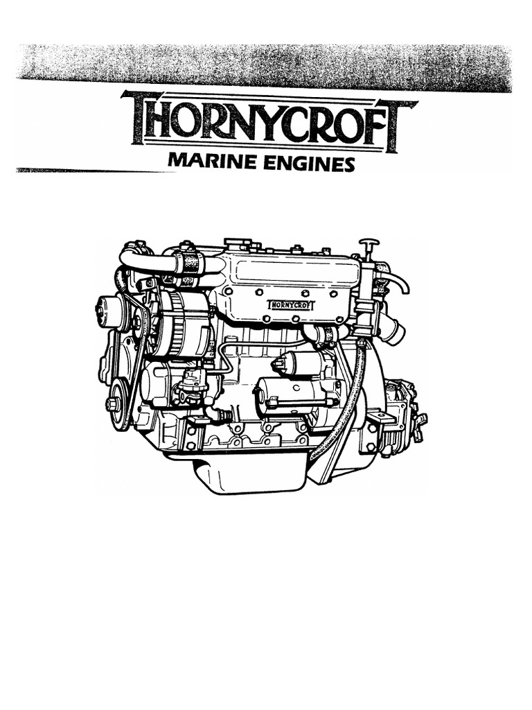 Thornycroft Marine Engine PDF | PDF | Motor Oil | Fuel Injection