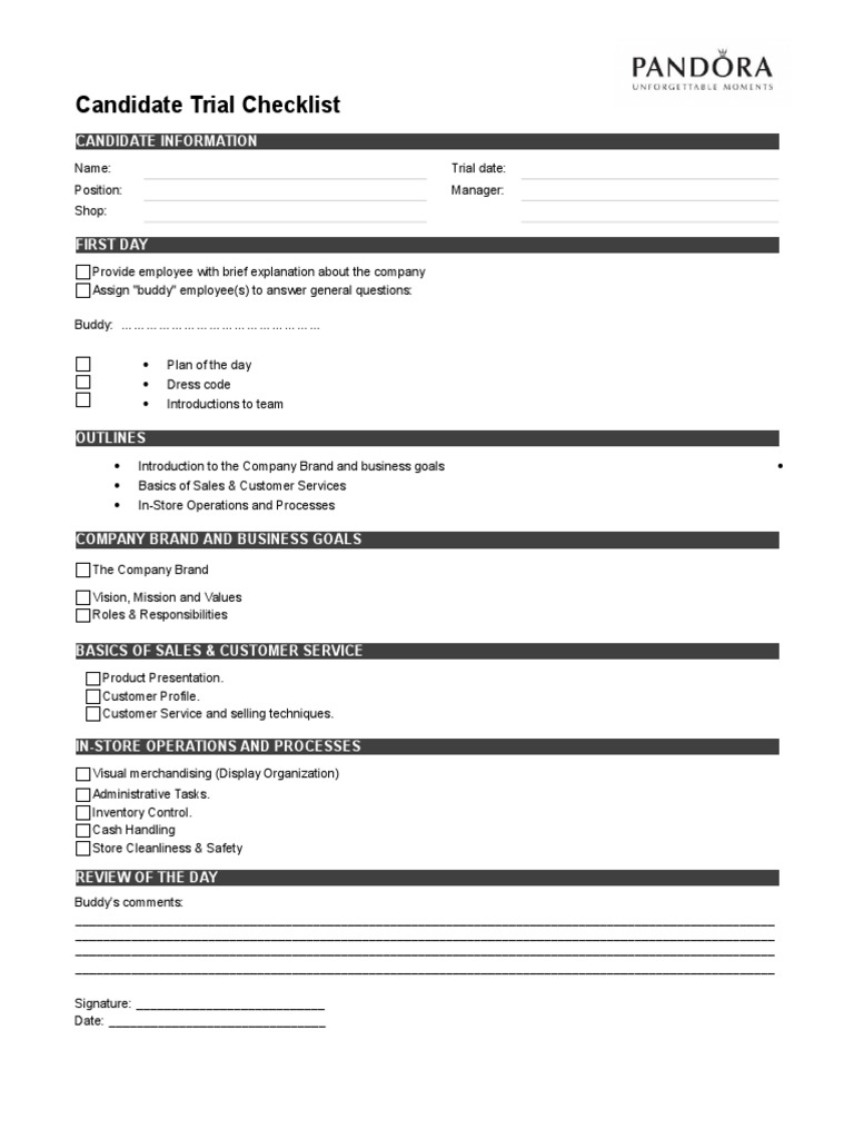 Trial Checklist | PDF | Market (Economics) | Business Economics