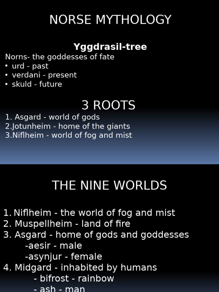Norse Mythology: Yggdrasil-Tree | PDF