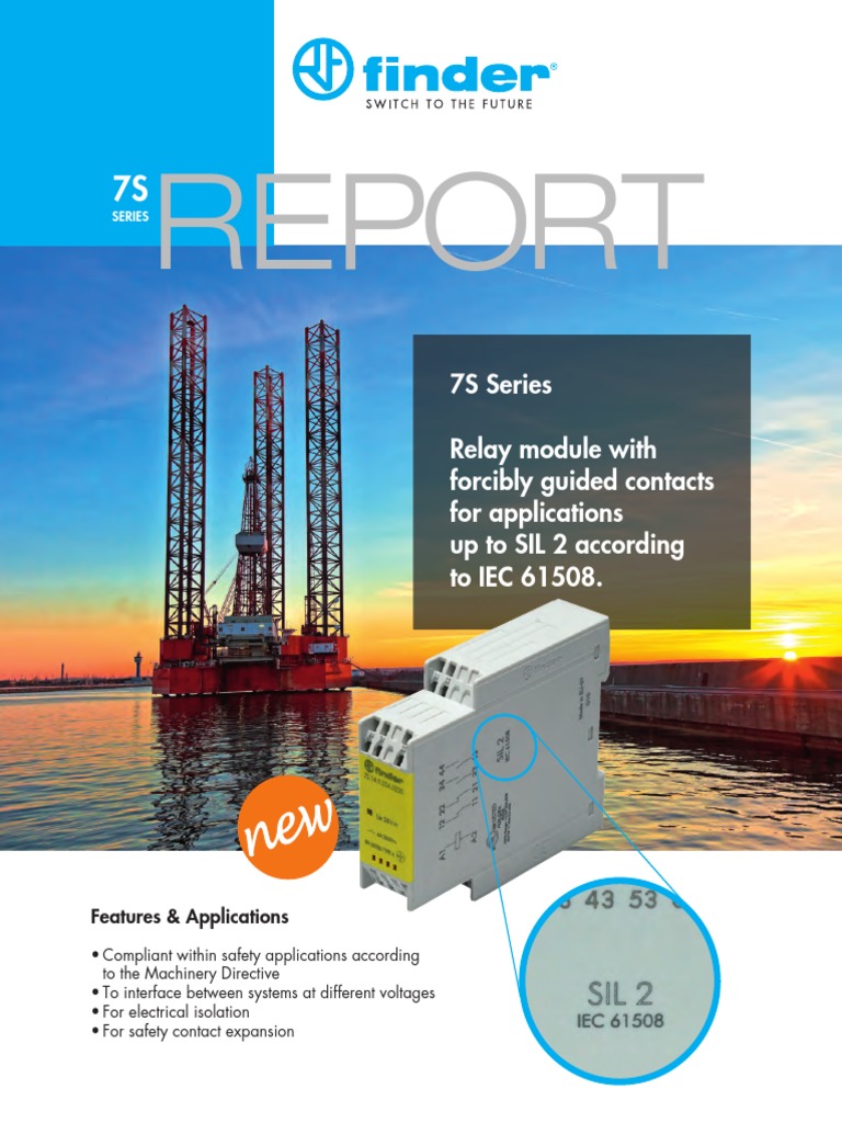 7S Series Relay Module With Forcibly Guided Contacts For Applications ...