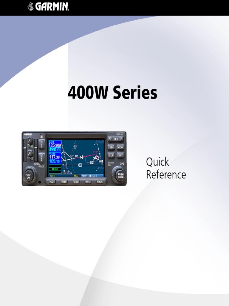 Garmin Gns 430w | PDF | Navigation | Global Positioning System