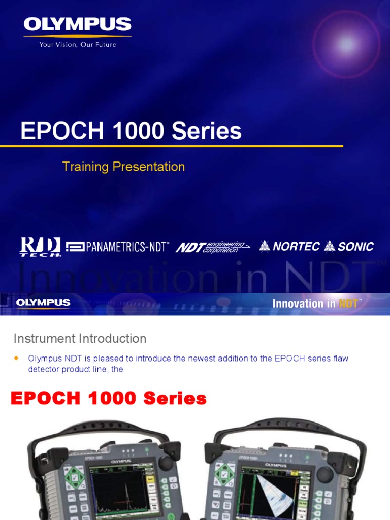 EPOCH 1000 Series Training Presentation 12-08 | PDF | Battery Charger ...