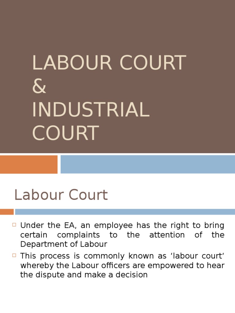 2 Labour Court Industrial Court | PDF | Witness | Employment