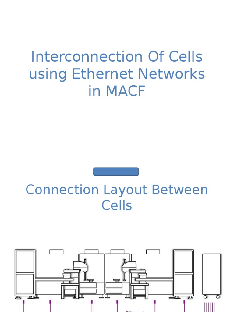 Interconnection of Cells Using Industrial Ethernet-V1.0 | PDF ...