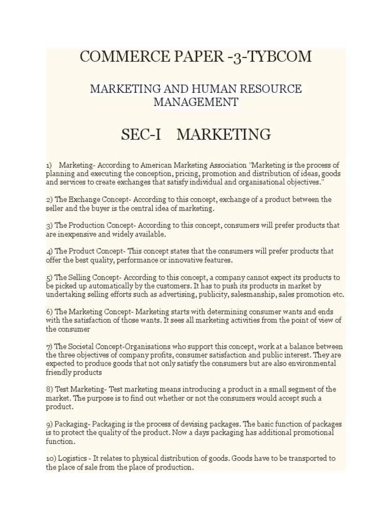 MHRM Notes | PDF | Brand | Marketing