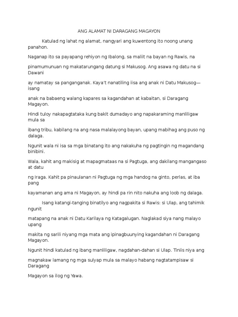 Filipino Stories | PDF