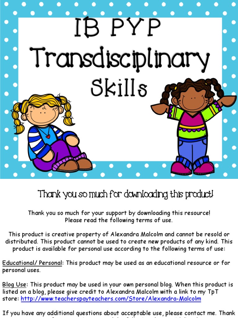 Transdisciplinary Skills | Decision Making | Data