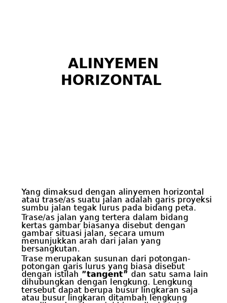 Alinyemen Horizontal | PDF