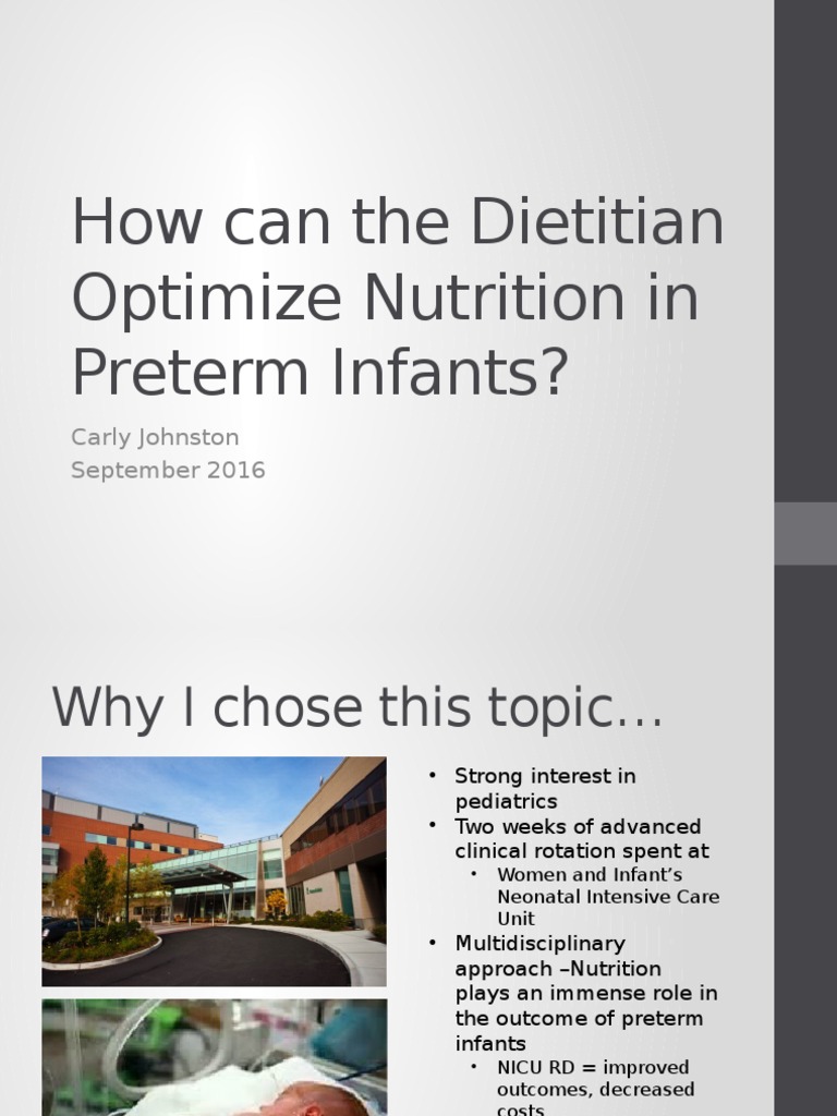 Preterm Infants 2 | PDF | Preterm Birth | Breast Milk