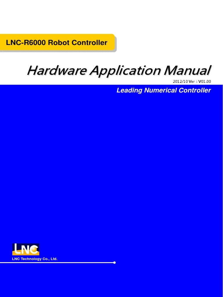 LNC R6000 Series Hardware Application Manual V01.00 ENG | Electrical ...