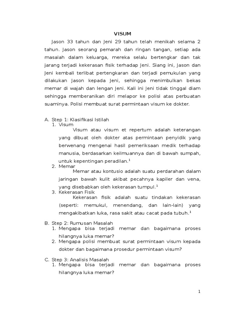 Laporan Tutorial Visum | PDF