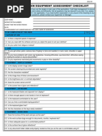 VDU Workstation Risk Assessment Checklist | PDF | Computer Keyboard | Chair