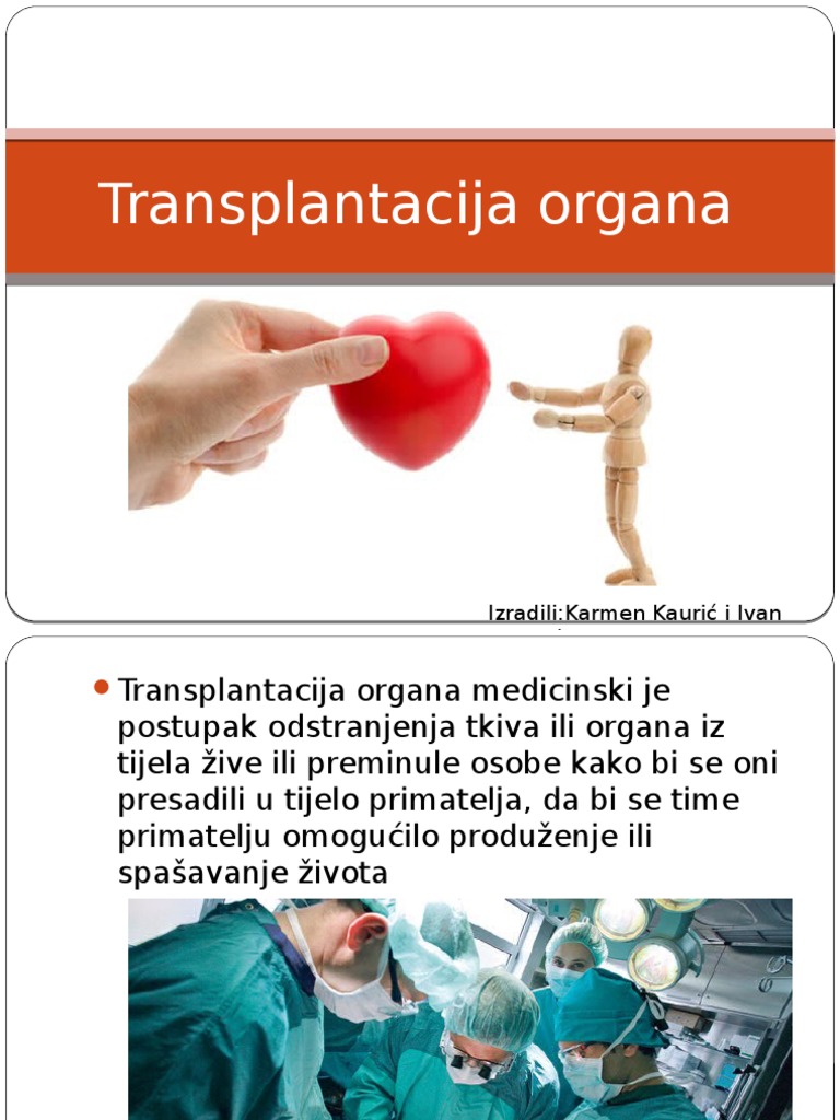 Transplantacija Organa | PDF