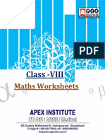 CBSE Class 8 Mathematics Worksheet - Square and Square Roots | PDF ...