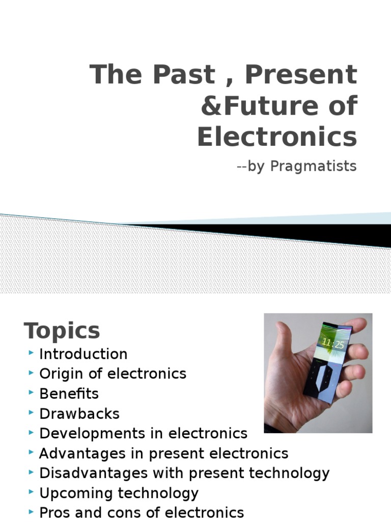 The Evolution and Future of Electronics: Exploring Developments from ...