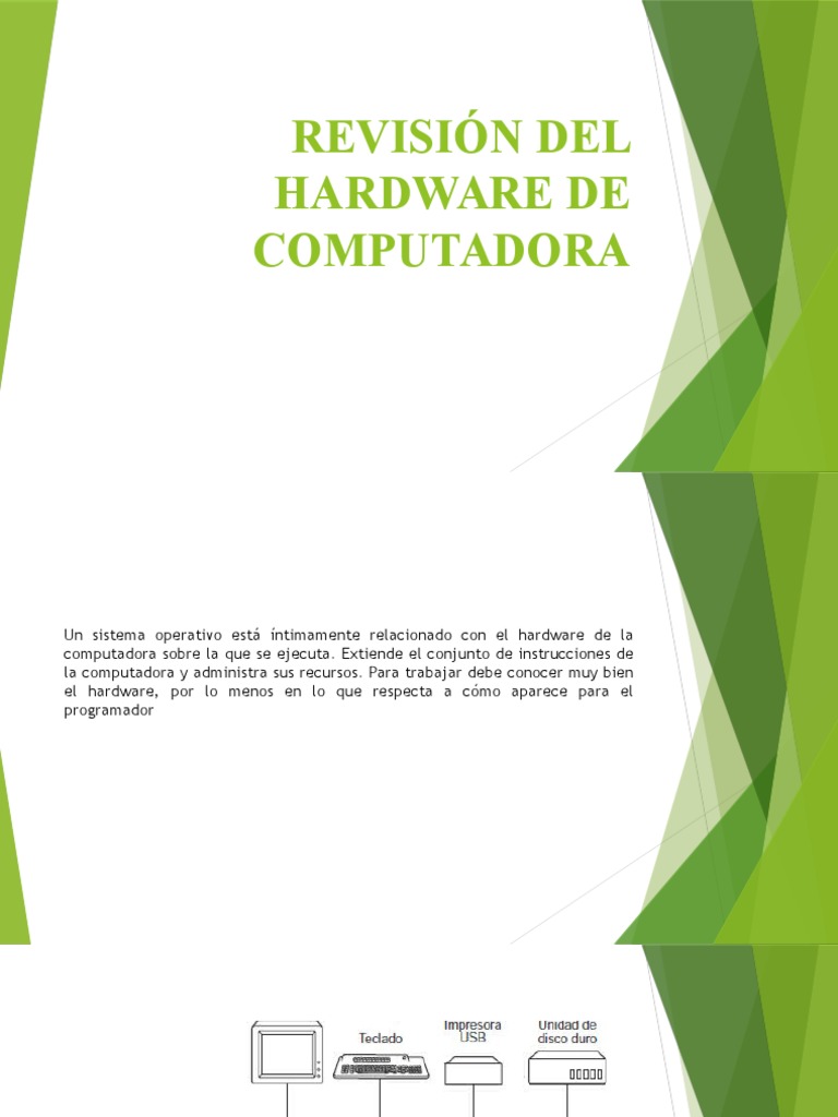 Revisión Del Hardware de Computadora | PDF | USB | Unidad Central de ...