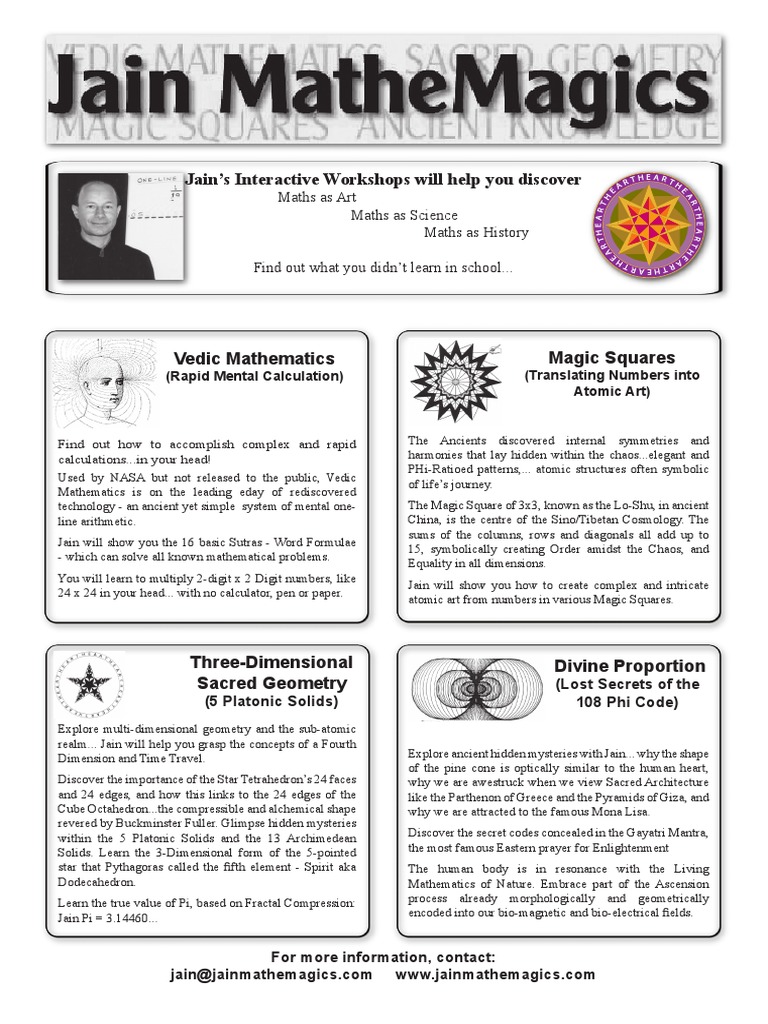 Discover Lost Secrets of Mathematics Through Vedic Sutras, Sacred ...