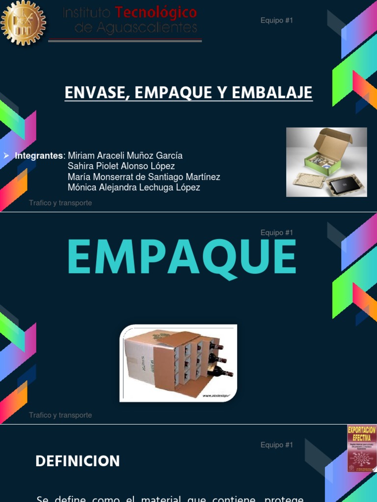 Envase Empaque Y Embalaje Pdf Transporte Producto Negocio