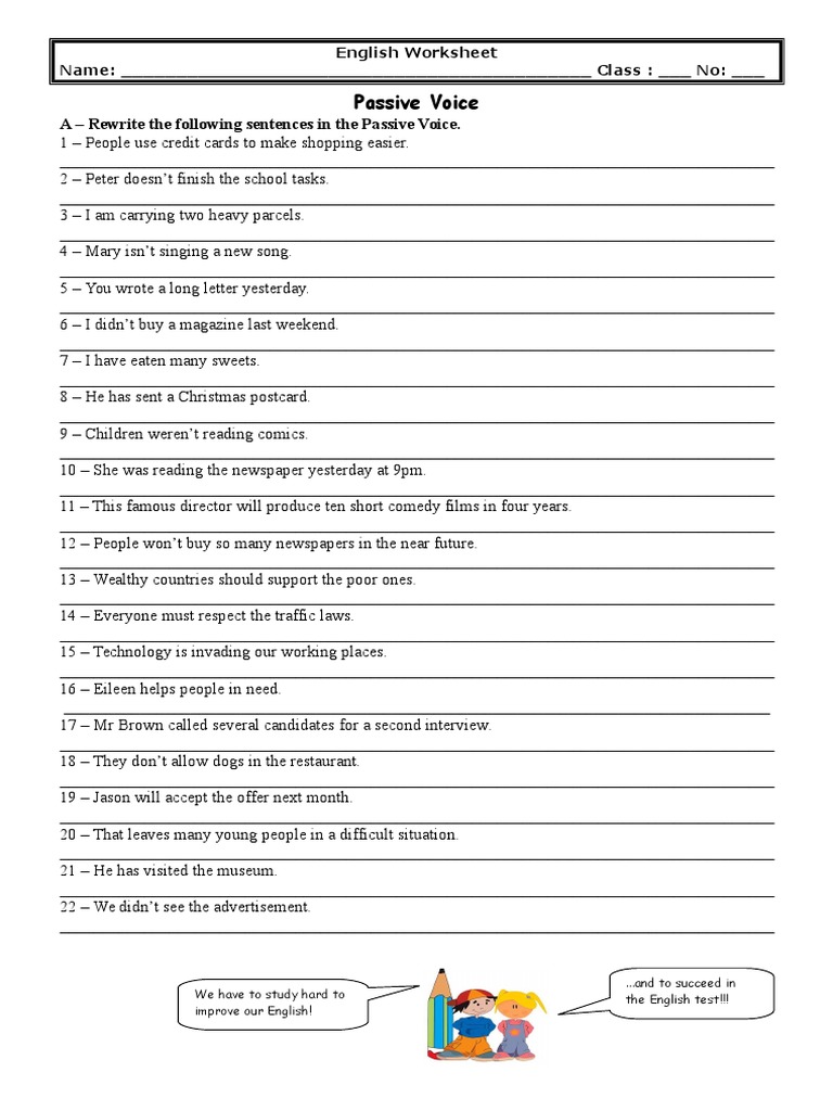 Passive Different Tenses | PDF