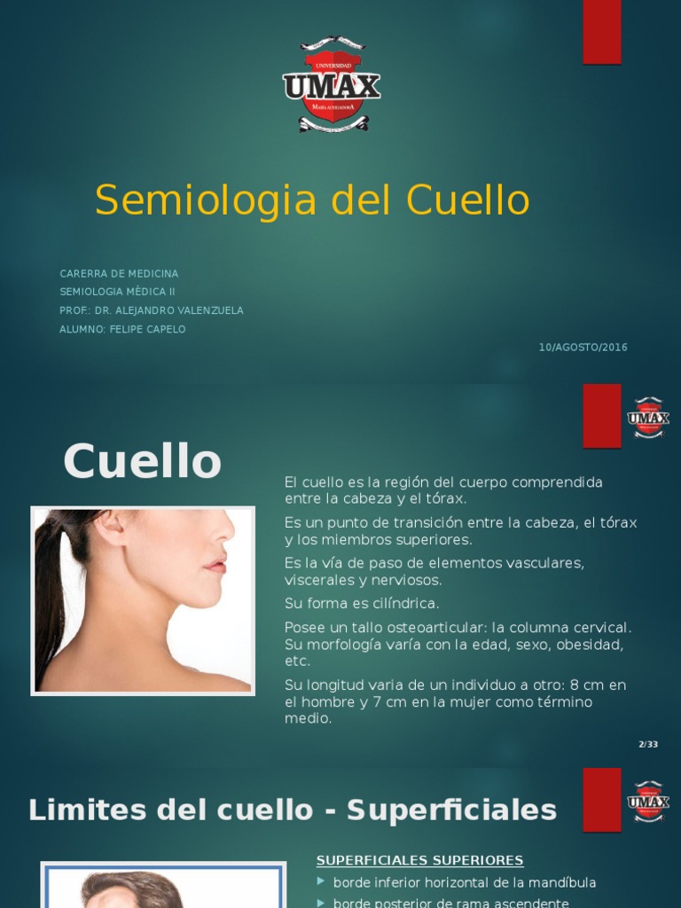 Semiologia Del Cuello | PDF