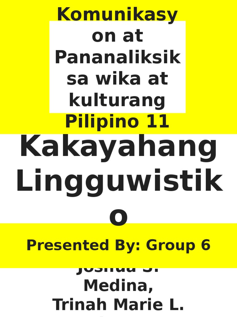 Filipino Reporting 3 | PDF