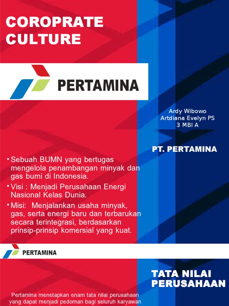 Corporate Culture PERTAMINA | PDF | Karier & Perkembangan | Bisnis