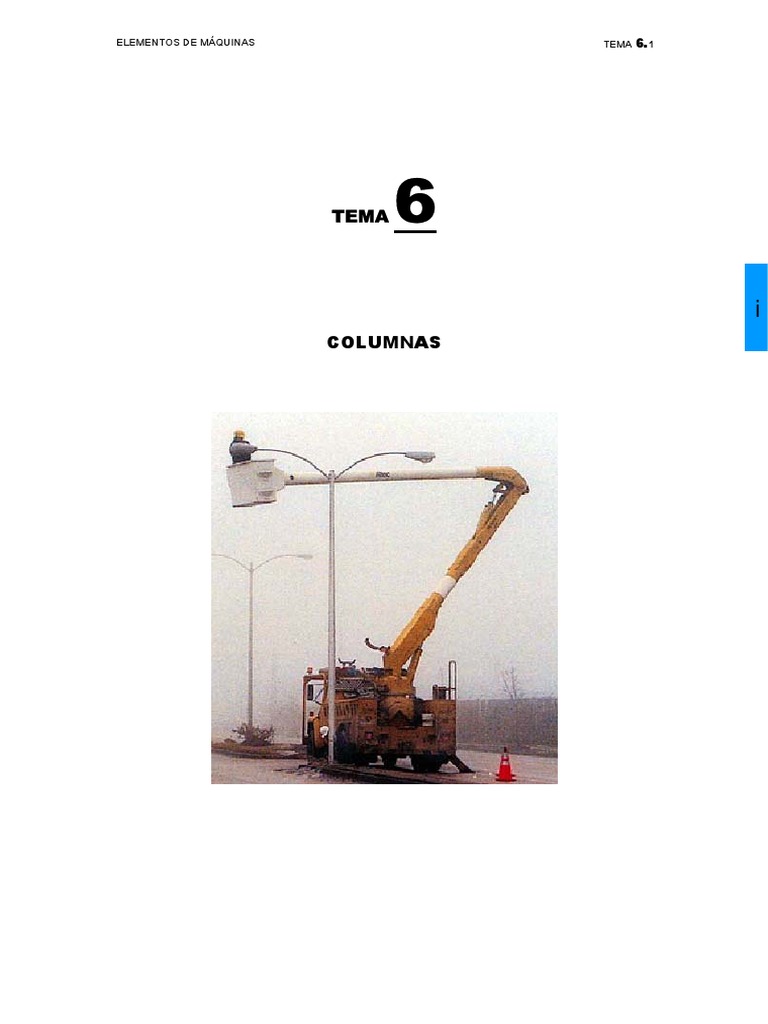 Tema 6-Columnas | PDF | Pandeo | Elasticidad (Física)