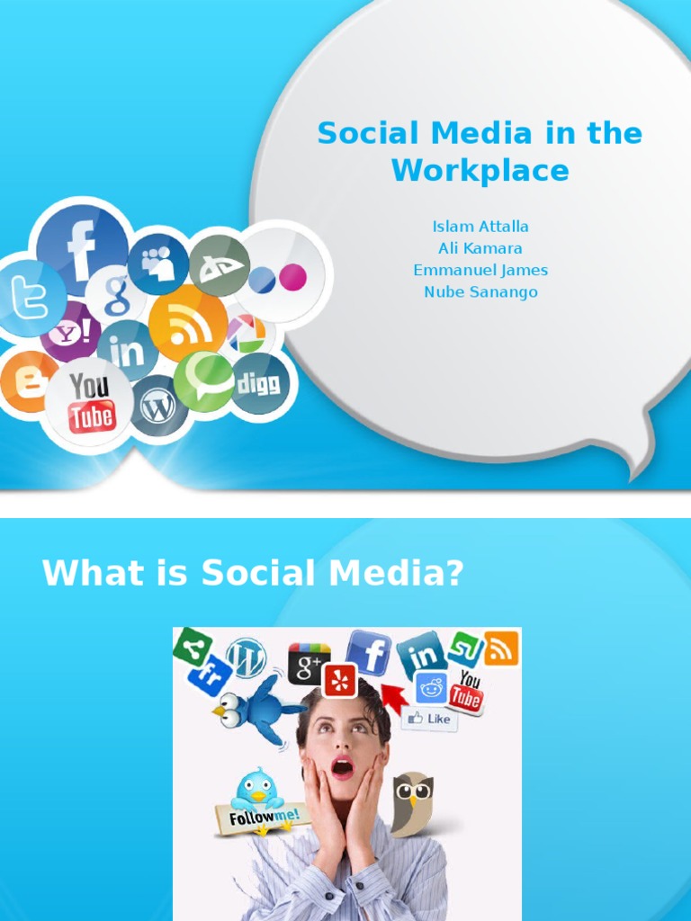 Social Media in The Workplace | PDF | Social Media | Popular Culture ...