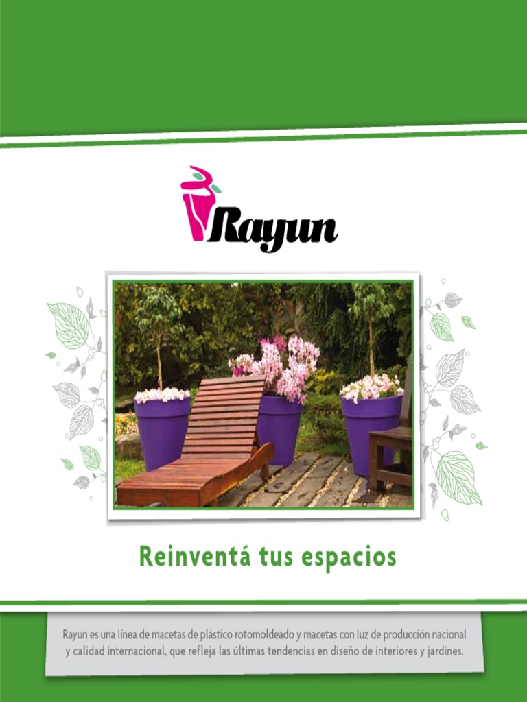 Catálogo de Macetas Rayun | PDF
