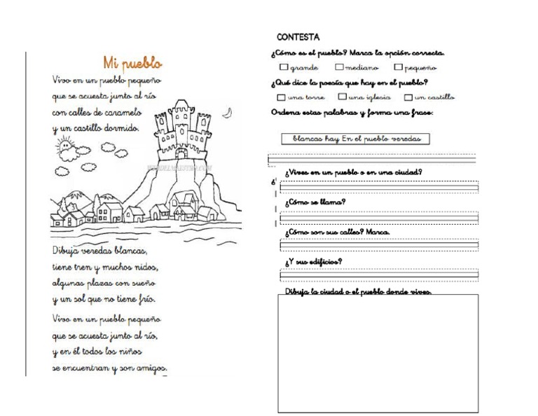 Lectura Mi Pueblo | PDF