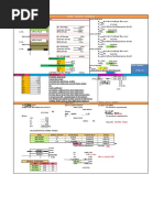 Seismic Calculation Excel | PDF | Mechanics | Structural Engineering