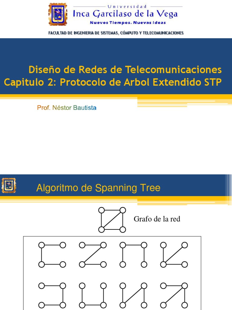 Capitulo 2 - Protocolo Arbol Extendido STP | PDF | Protocolos de comunicaciones | Protocolos de red