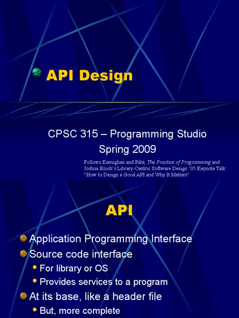 API | PDF | Application Programming Interface | Subroutine