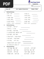 Matrices IGCSE Questions | PDF | Matrix (Mathematics) | Functional Analysis