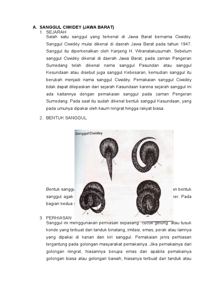 Sanggul Ciwidey Dan Bali | PDF | Ilmu Sosial