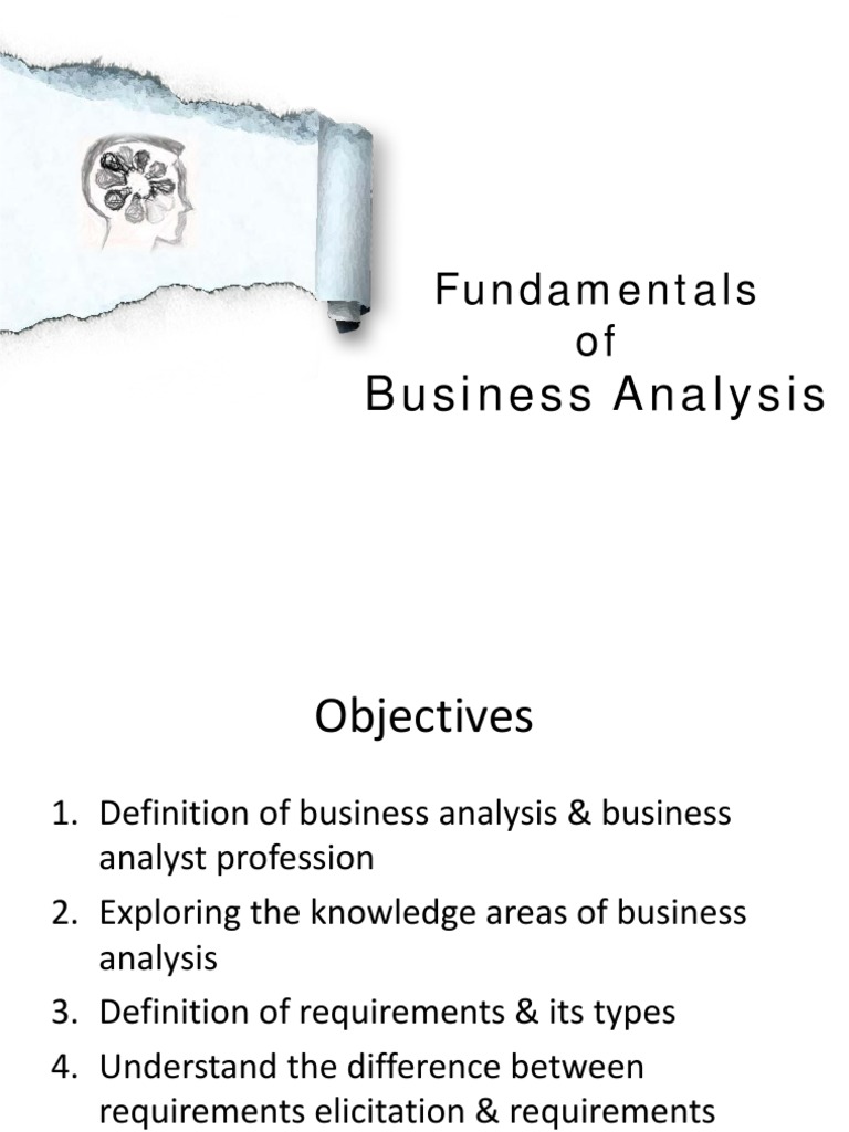 Fundamentals Of: Business Analysis | PDF | Business Analysis | Systems ...