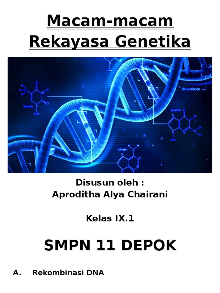 Rekayasa Genetika | PDF