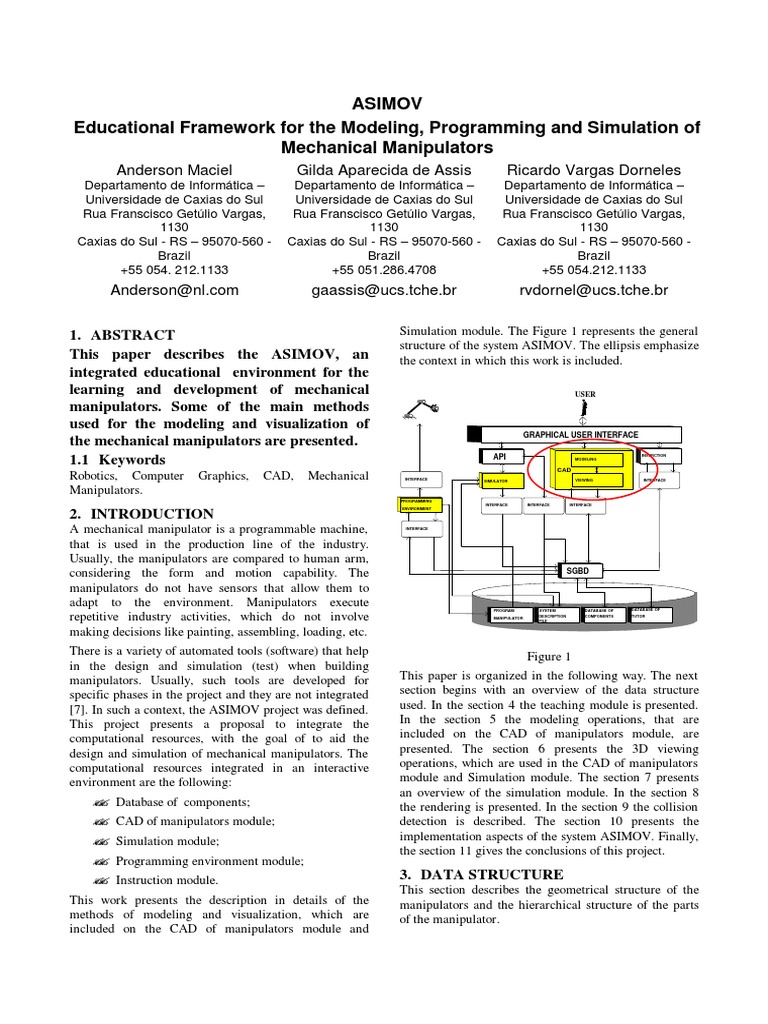 Asimov Model | PDF | Computer Aided Design | Simulation